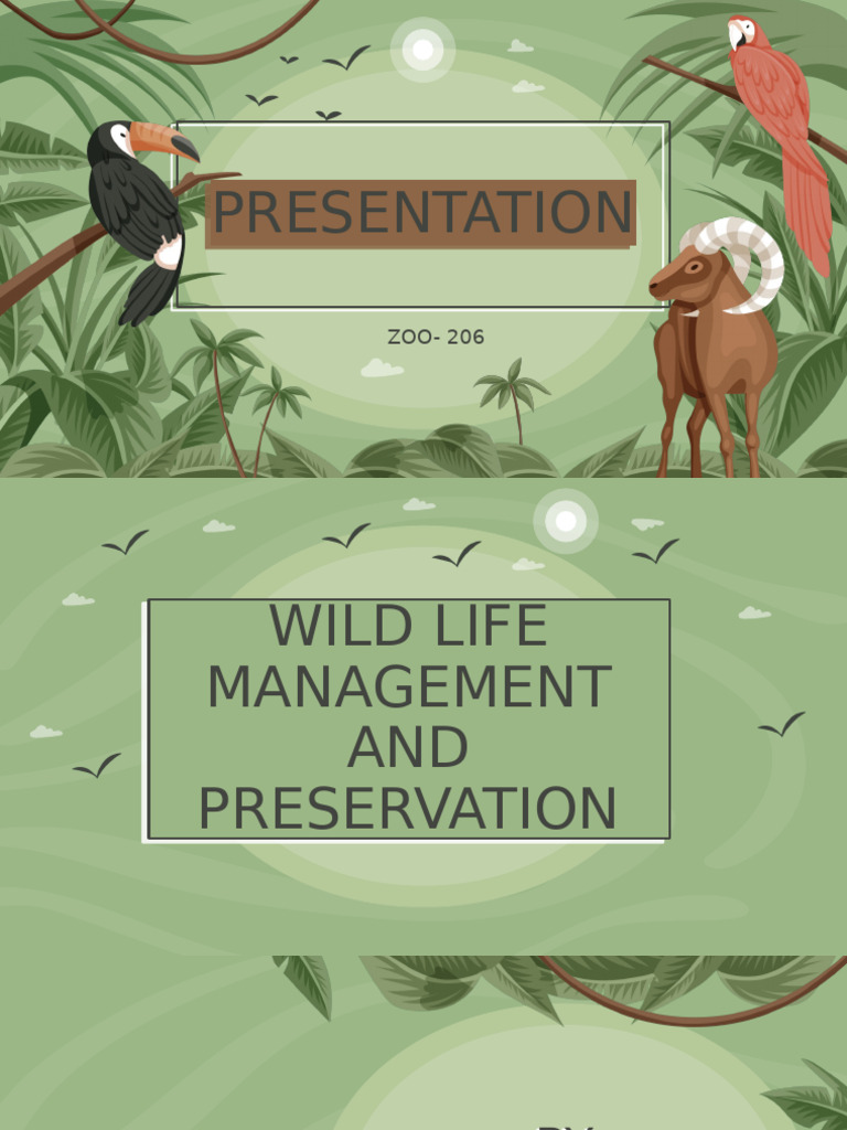 National Wildlife PRESENTATION | PDF | Conservation Biology | Protected ...