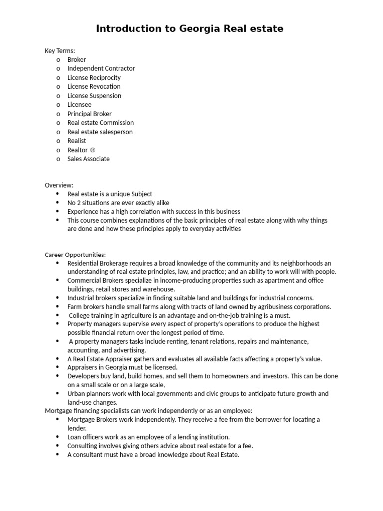 Chapter 1 Intro To Real Estate | PDF | Private Law | Business