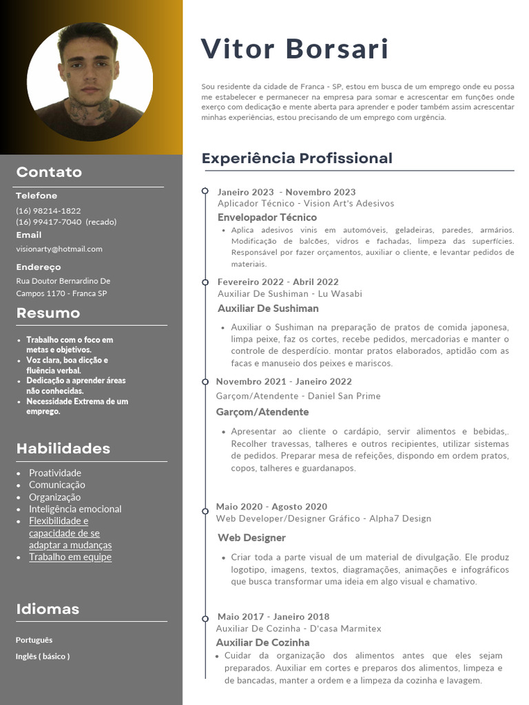 Black White Minimalist CV Resume (1) | PDF