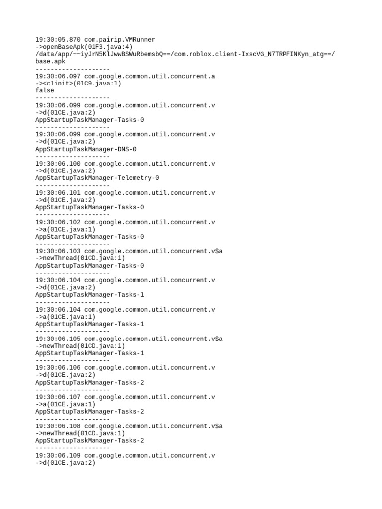 Roblox Client Telemetry Log Analysis | PDF | Computing | Java ...