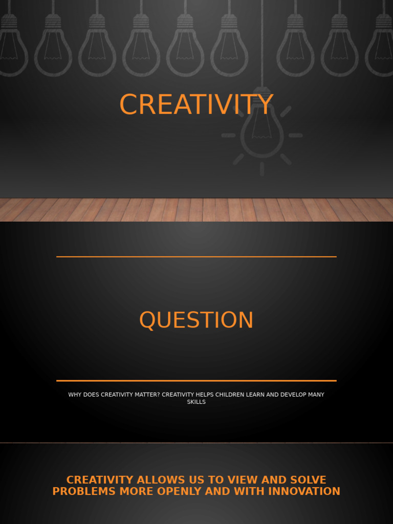 Importance of Creativity in Learning | PDF