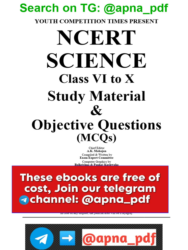 Ncert Science Class Vi to x Study Materials and Mcqs | PDF | Vitamin ...
