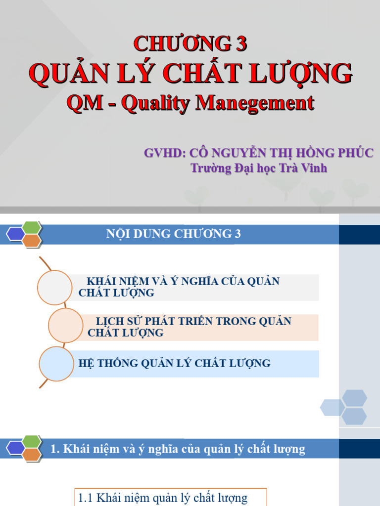 Chuong 3 Quan Ly Chat Luong - Hong Phuc | PDF