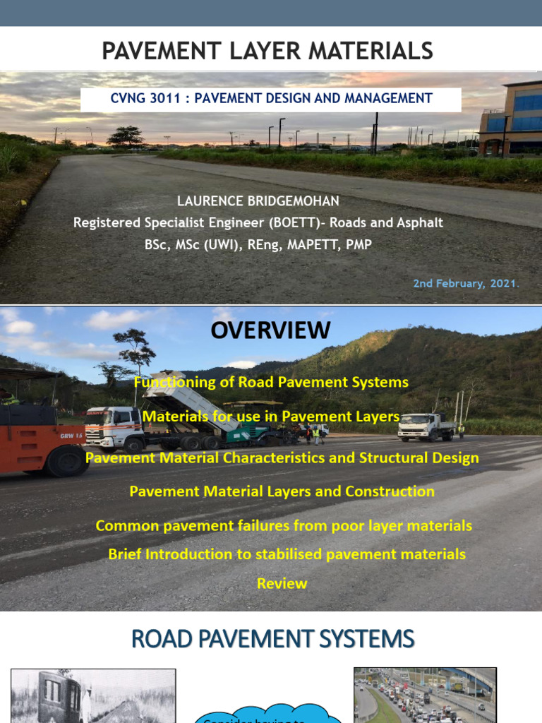 Pavement Layer Materials | PDF | Road Surface | Strength Of Materials