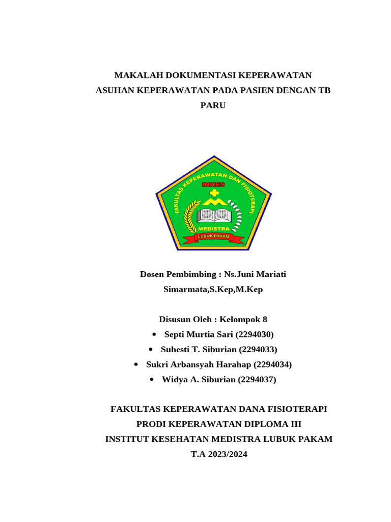 Askep Tb Paru Punya Acep (1) | PDF