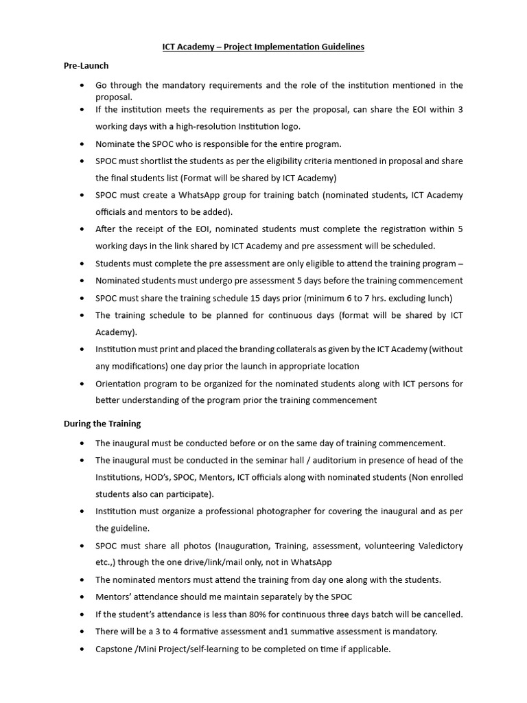CSR SPOC Guidelines - Bura Dinesh | PDF