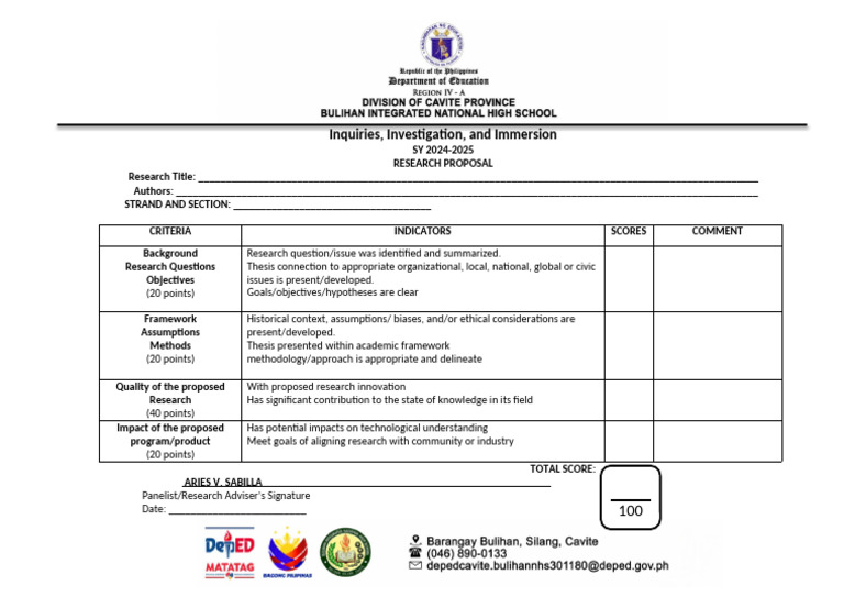3is Evaluation Research-Proposal | PDF