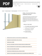 SteelStud - 07wb Rondo Steel Stud | PDF | Drywall | Wall