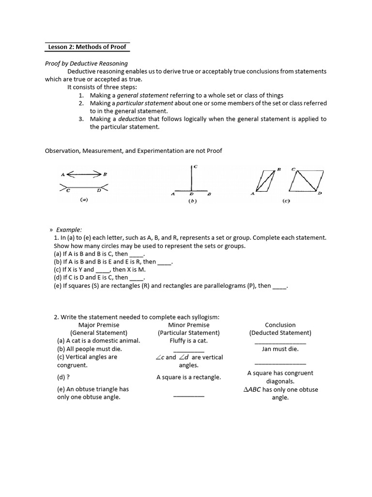 PSG-Lesson-2 | PDF | Triangle | Deductive Reasoning