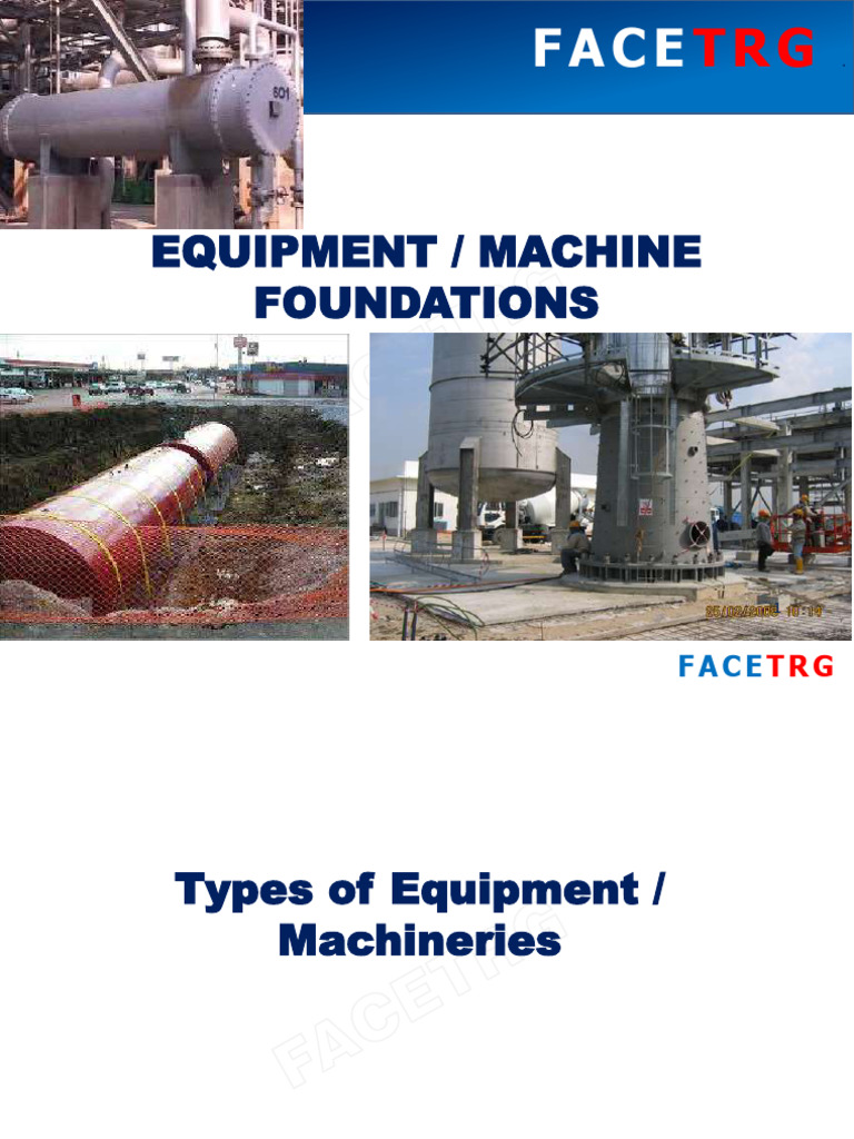 Equipment and Machine Foundations Guide | PDF | Deep Foundation ...