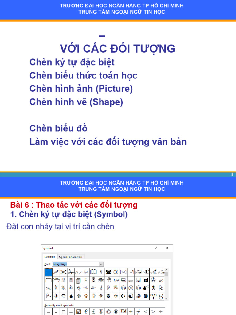 6 - Thao Tac Voi Cac Doi Tuong | PDF