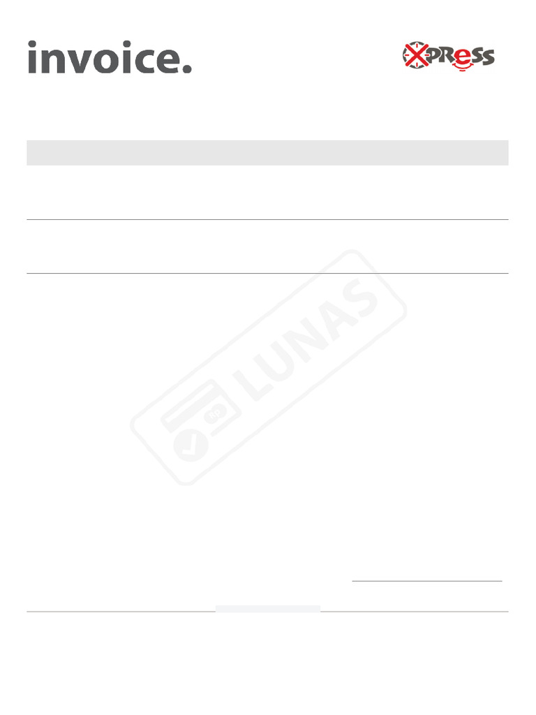 Invoice Banner | PDF
