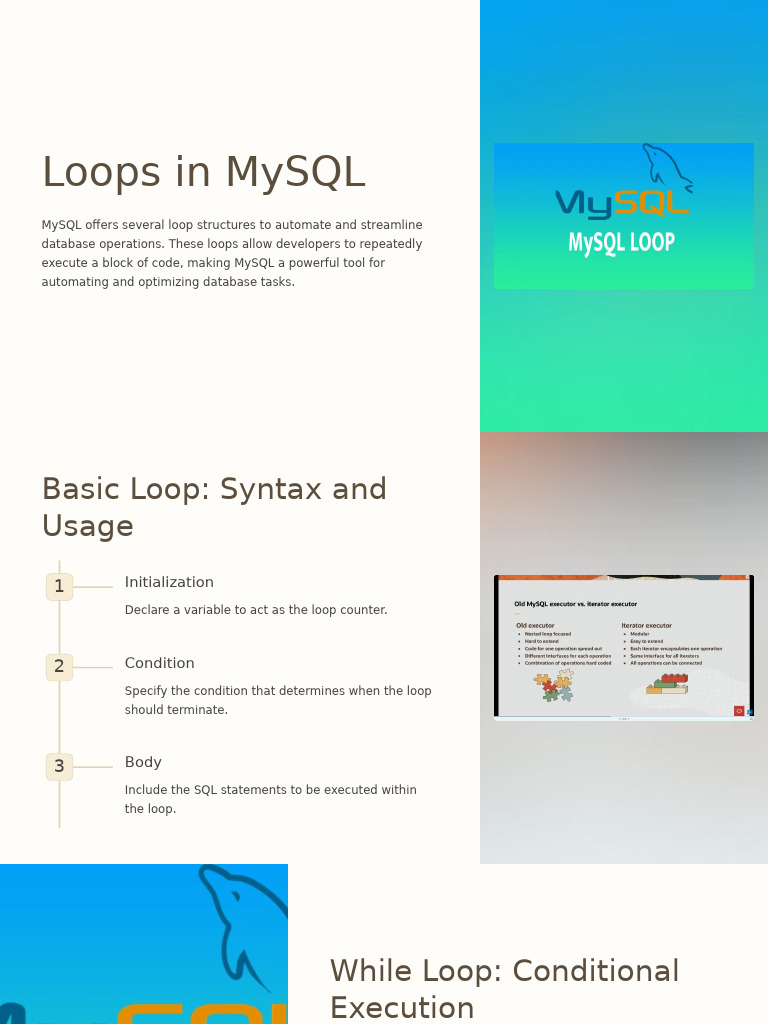 Loops in MySQL | PDF