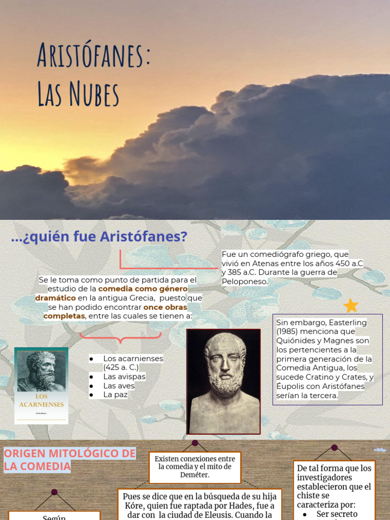 Aristófanes_ Las Nubes | PDF | Aristófanes