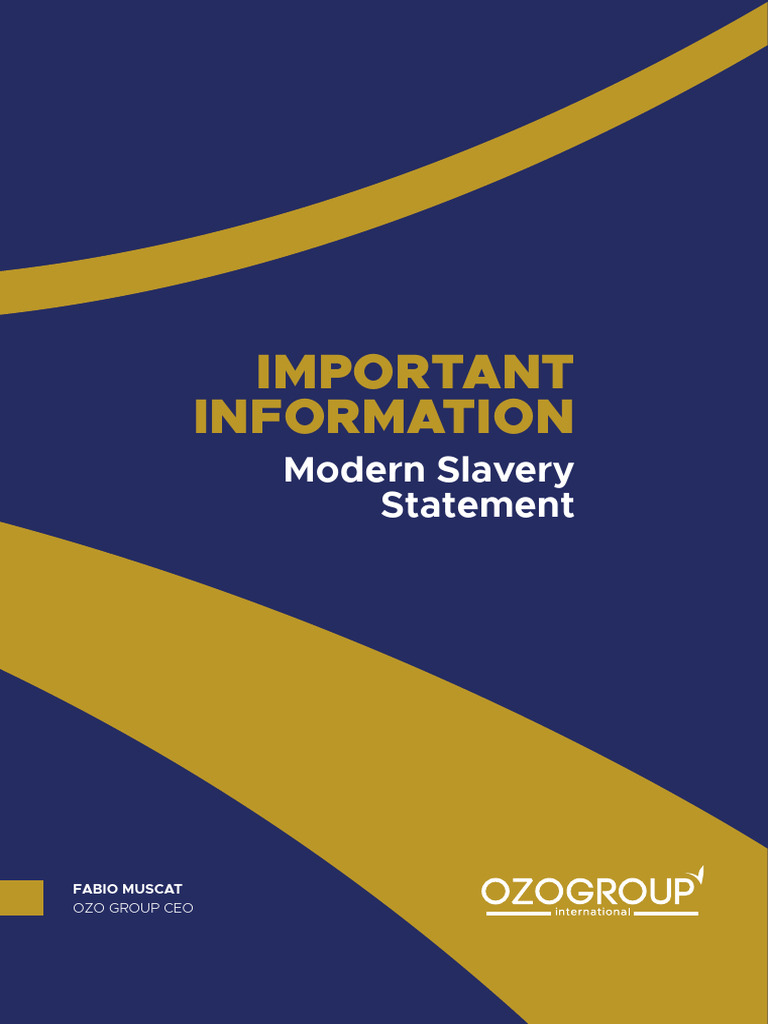 1238 Modern Slavery Statement | PDF | Supply Chain | Business