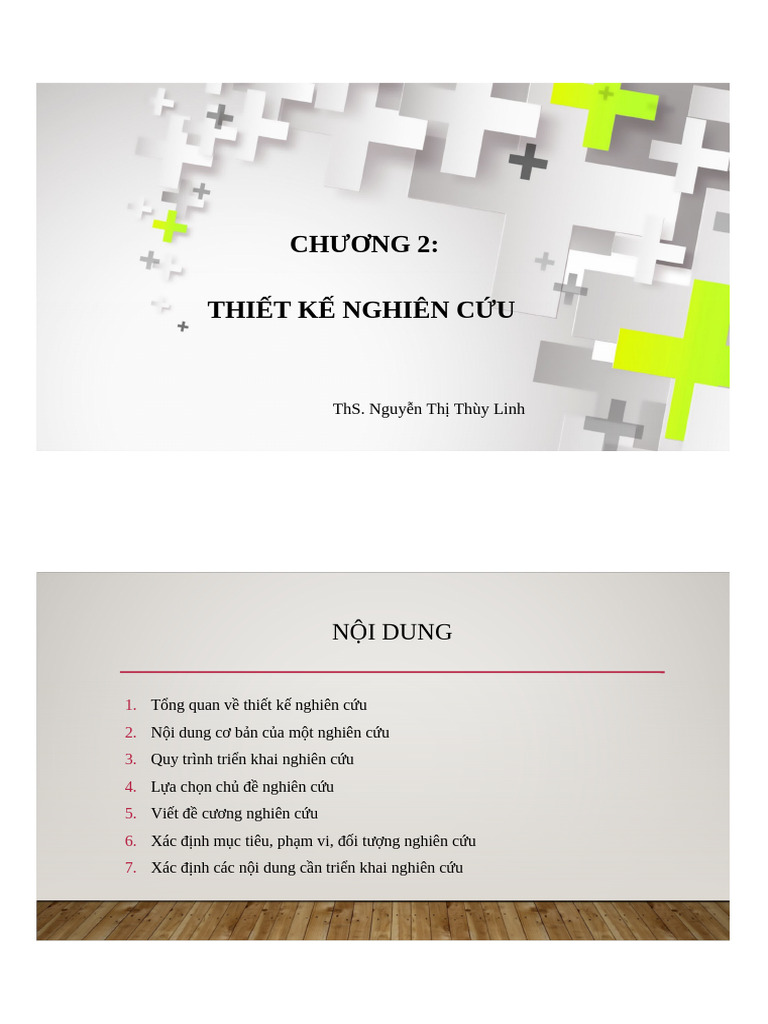 Chương 2 - Thiết kế NCKH | PDF