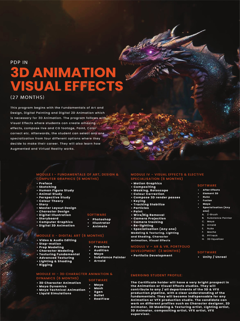 3d Animation & Vfx [27 Months] | PDF
