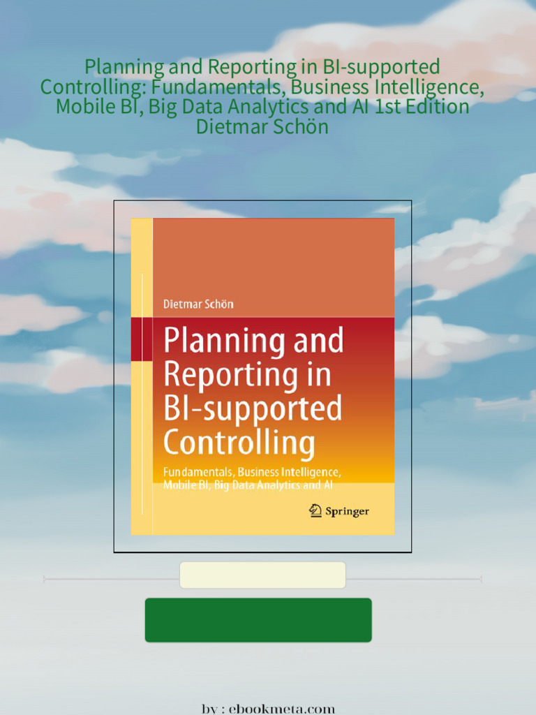 Planning and Reporting in BI-supported Controlling: Fundamentals ... Planning and Reporting in BI-supported Controlling: Fundamentals ...