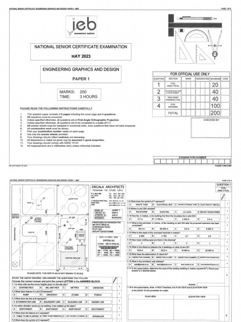 NSC EGD P1 May 2023 | PDF