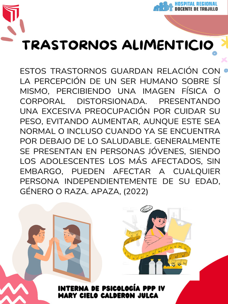 Trastornos Alimenticio | PDF | Desorden alimenticio | Alimentos