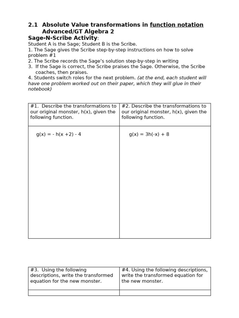 ADV Sage and Scribe-Day 2-1 | PDF