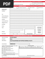 Gazetted Form For Aadhaar Enrolment | PDF