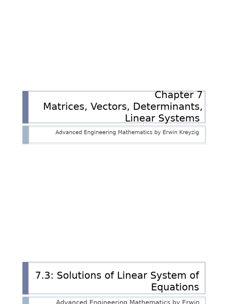 Linear System of Equations | PDF | System Of Linear Equations | Matrix (Mathematics)