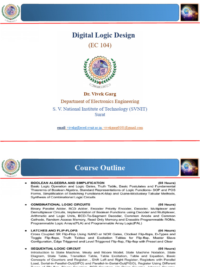DLD Lecture Unit 3 _Shared | PDF | Logic Gate | Electronic Engineering