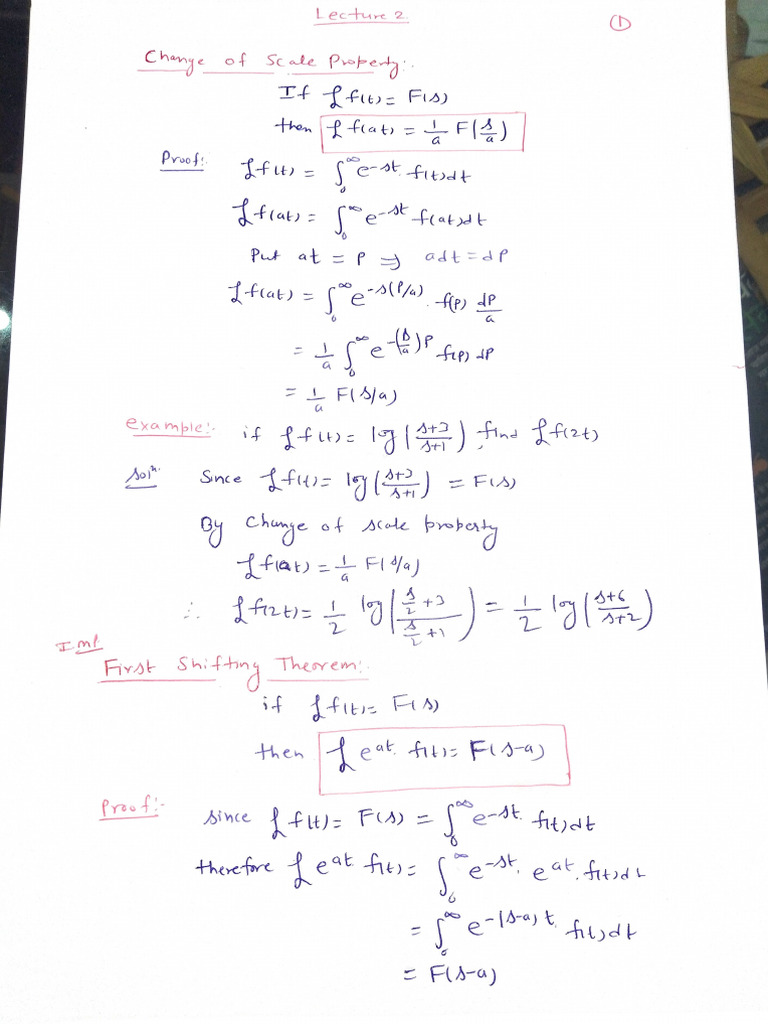 Laplace Transform L2 | PDF