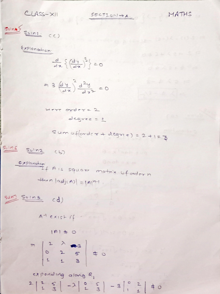 Class XII Maths 1 | PDF