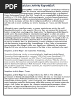 Crafting Effective SAR Narratives | PDF | Banks