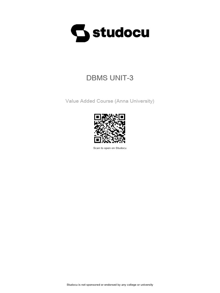 Dbms Unit 3 Pdf Relational Model Databases 1281