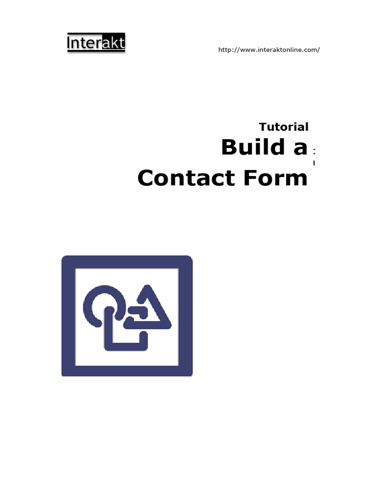 Tutorial - Contact Form | PDF | Database Index | Databases Tutorial - Contact Form | PDF | Database Index | Databases