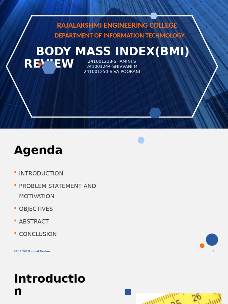 Presentation | PDF | Body Mass Index | Obesity