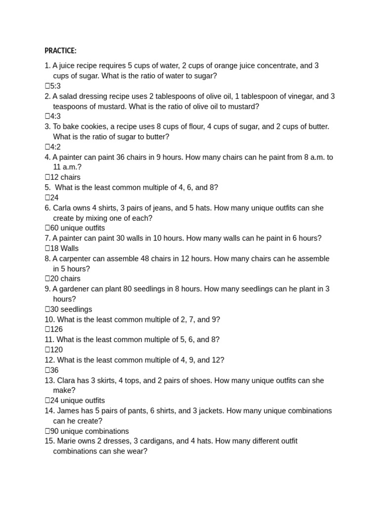 PRACTICE_MATH-ESSENTIALS | PDF | Area | Triangle