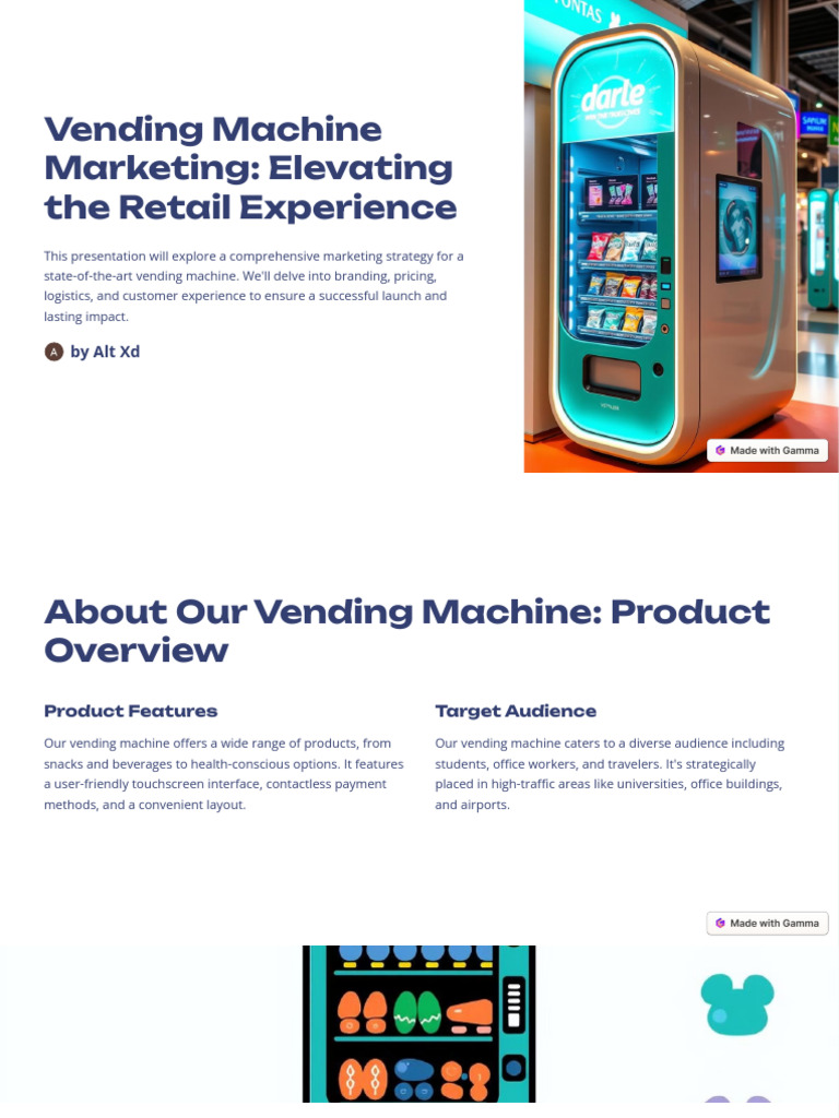 Vending Machine Marketing PROJECT | PDF | Pricing | Brand