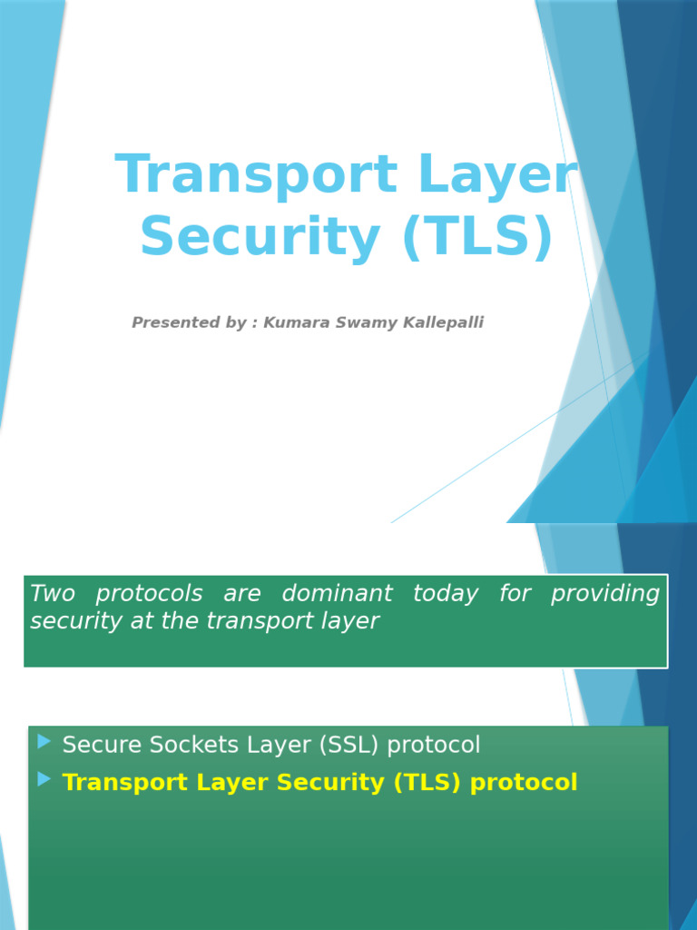 Understanding TLS and SSL Protocols | PDF