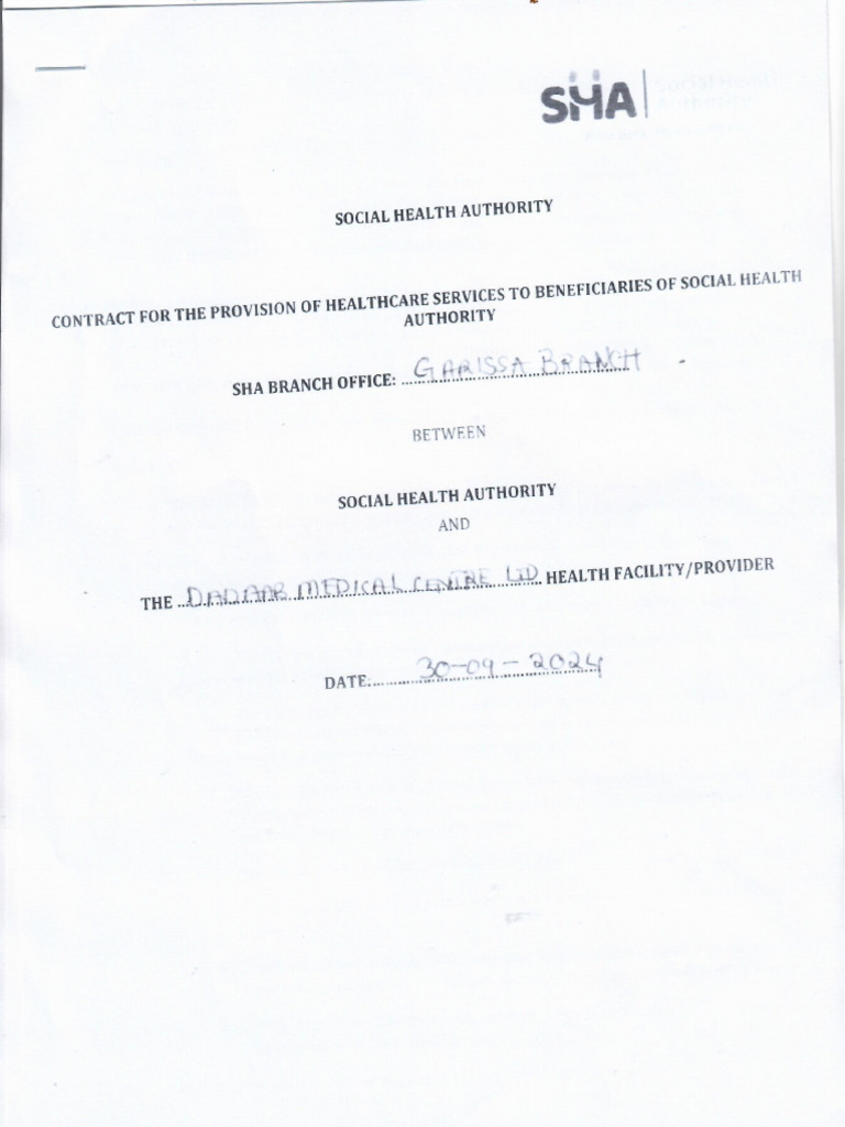 Nhif Accredation | PDF