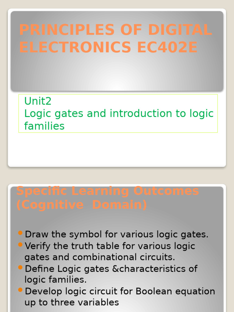 Logic Gates and Boolean Functions | PDF | Logic Gate | Boolean Algebra