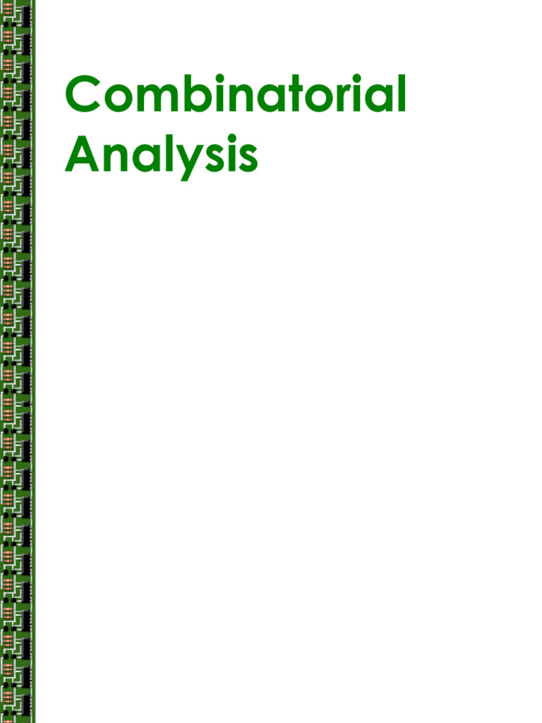 Combinatorial Analysis: Permutations & Combinations | PDF | Mathematics ...