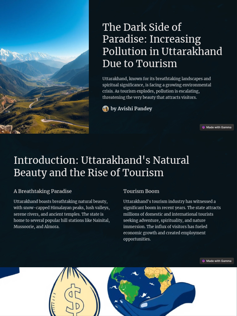 The Dark Side of Paradise Increasing Pollution in Uttarakhand Due To ...
