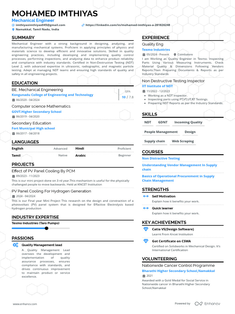 Imthiyas Mechanic (2) | PDF | Nondestructive Testing | Engineering