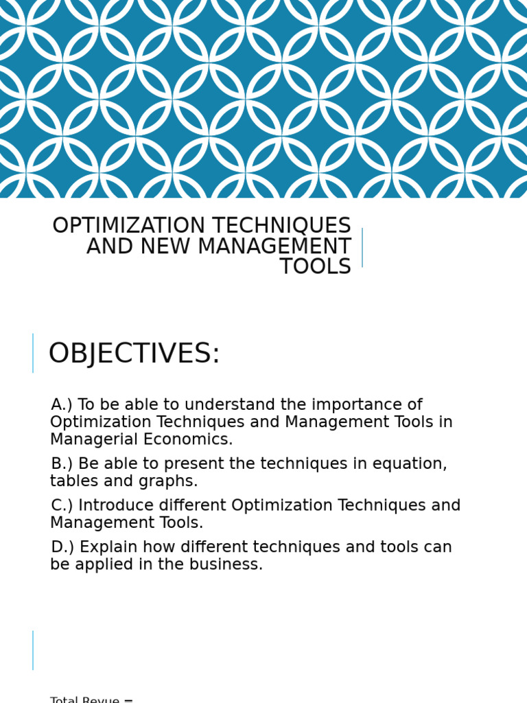2 Optimization Techniques | PDF | Derivative | Function (Mathematics)