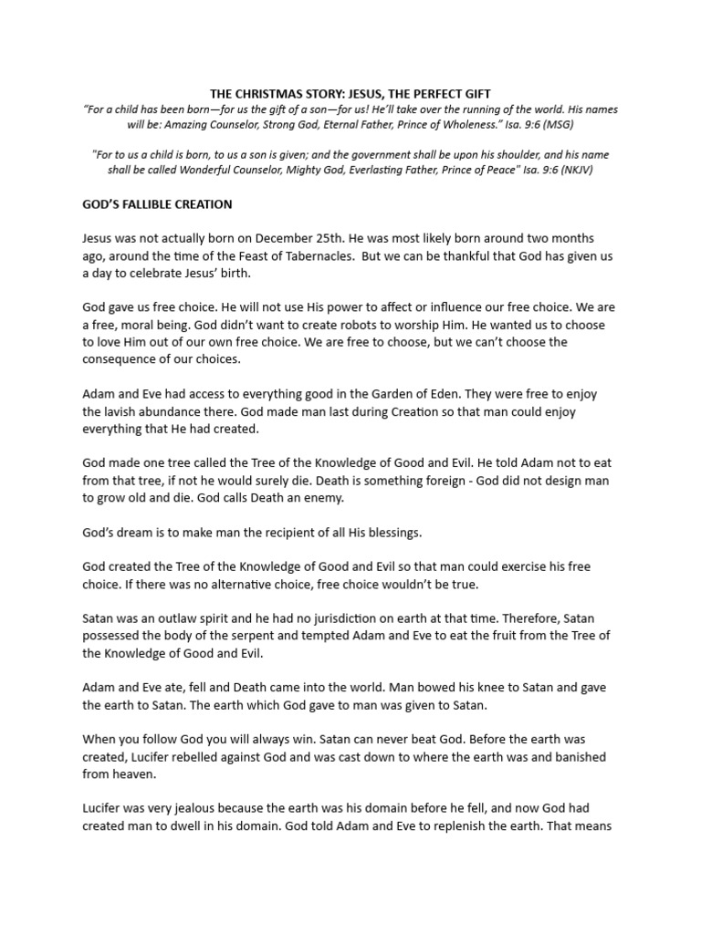 The Christmas Story | PDF | Jesus | Abrahamic Religions