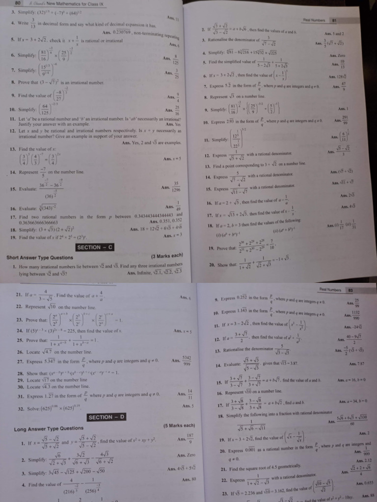 9th Class Homework | PDF