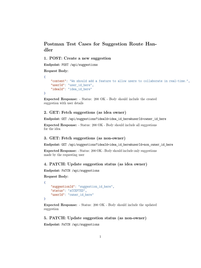 Suggestion Postman Tests | PDF | Computer Security | Security