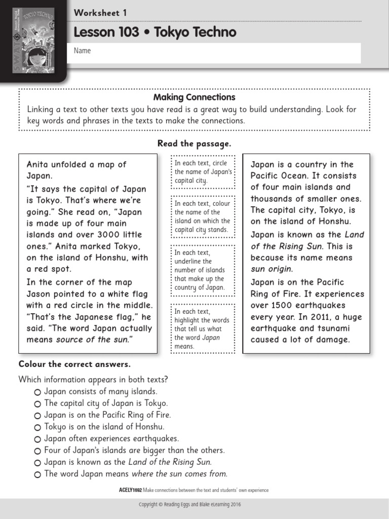 Year 4 Reading Comprehension Express 03 | PDF