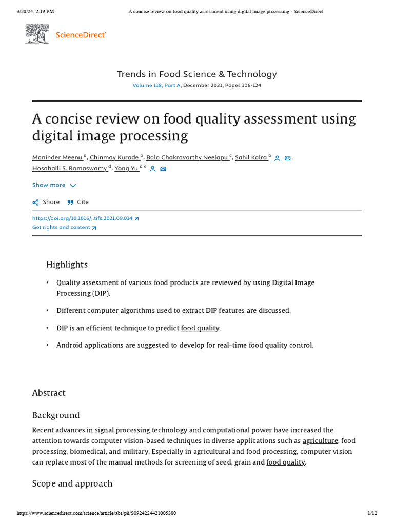 2021_A concise review on food quality assessment using digital image ...