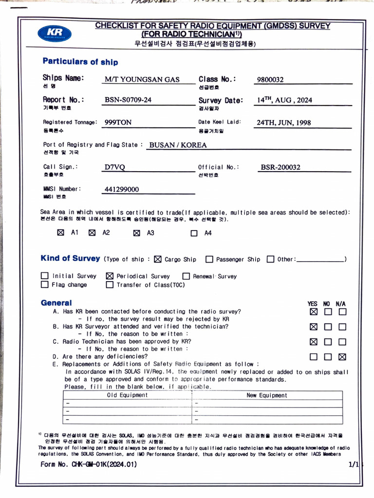 Safety Radio Survey Report 2024 | PDF | Shipping | Wireless