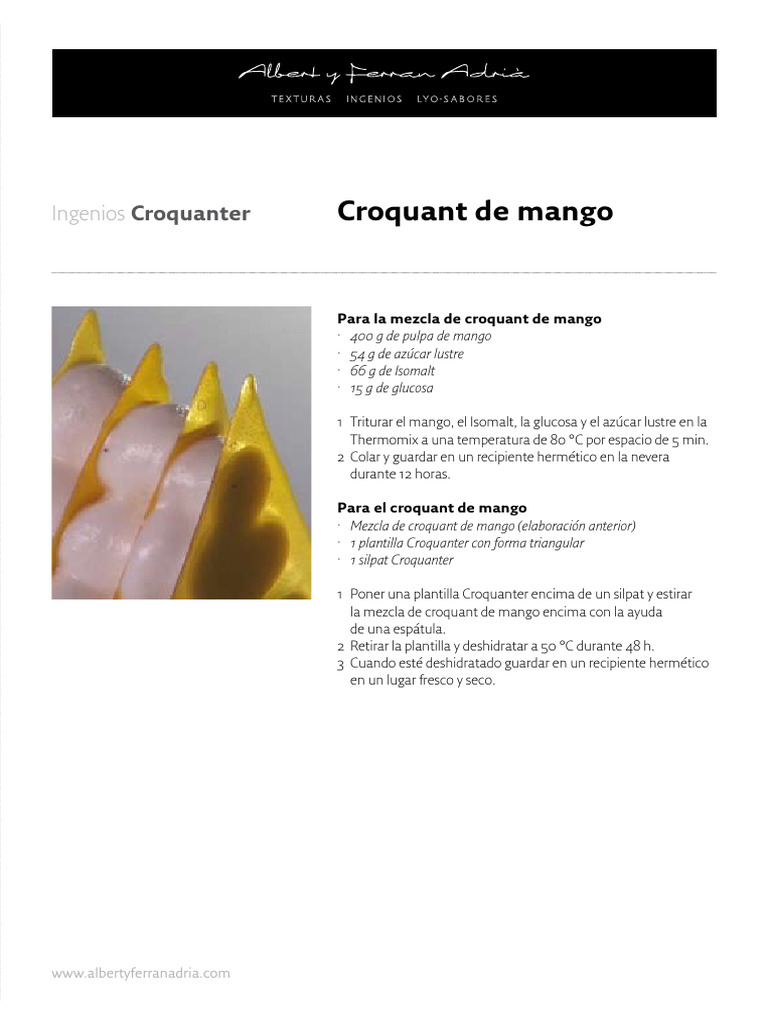 Croquant Mango | PDF
